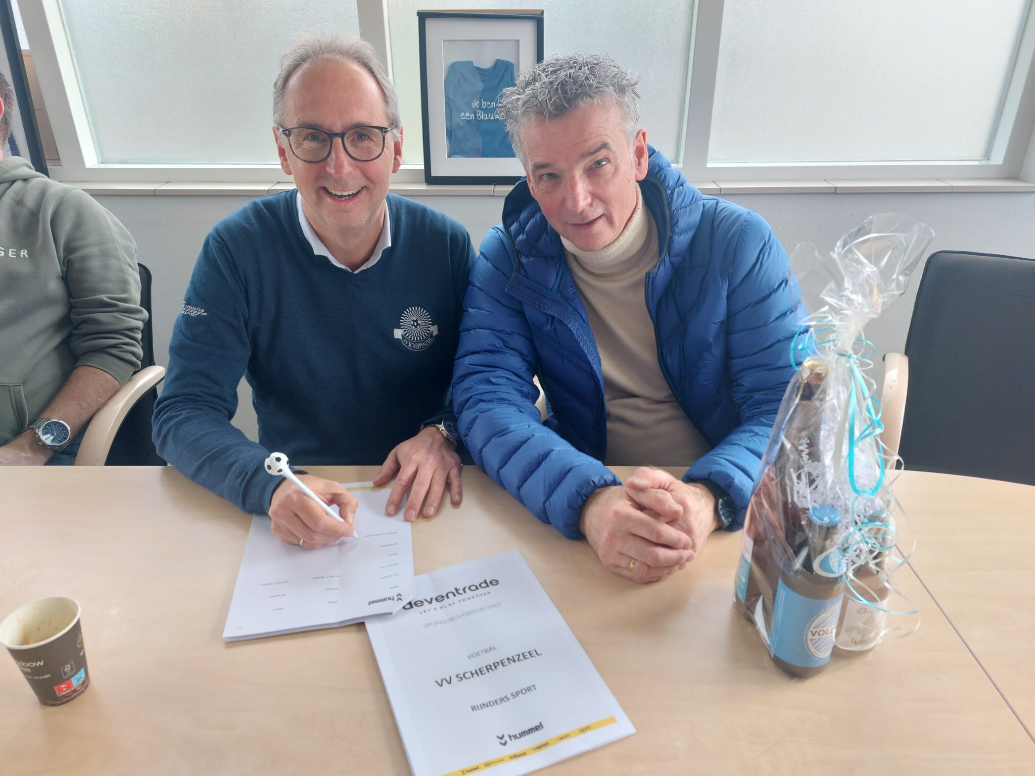 Rijnders Sport verlengt sponsorcontract | VV Scherpenzeel